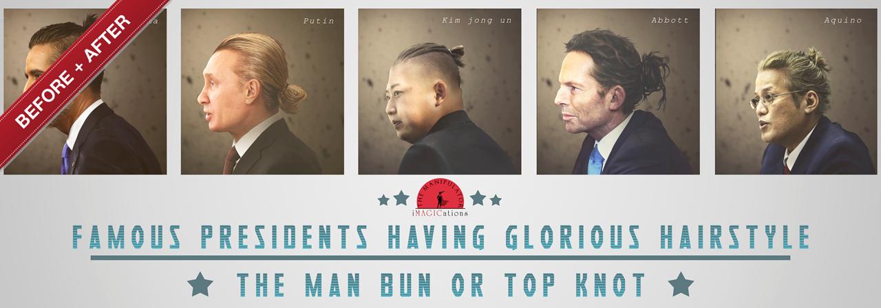 Photo Famous Presidents Hairstyle 2015 edited by Marco Polo B. - Phowd